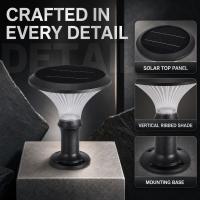 China 3000K 4000K 6000K 5W Solar Post Top Lights 2835 OSRAM LED For Landscape Lighting for sale