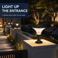 China 3000K 4000K 6000K 5W Solar Post Top Lights 2835 OSRAM LED For Landscape Lighting for sale
