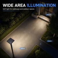 China 30W 50W Outdoor Solar Garden Lights Energy Saving For Driveways Courtyards And Parks for sale