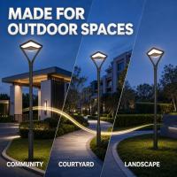 China Outdoor Solar Garden Street Light with Multiple Beam Angle Solar LED Landscape Light for sale