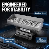 China IP67 Waterproof LED Flood Light Anti‑glare Shield Aluminum Body RGBW DMX512 Control for Municipal Architectural Lighting for sale