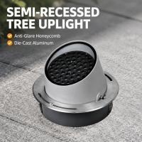 China Semi Recessed LED Inground Tree Uplight DMX512 RGBW IP65 DC24V Landscape Tree Lighting for sale
