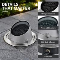 China Semi Recessed LED Inground Tree Uplight DMX512 RGBW IP65 DC24V Landscape Tree Lighting for sale