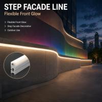 China 5x13mm Half Round Front Emitting Silicone LED Strip For Building Outline Decoration for sale