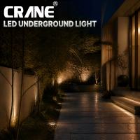 China 15W-18W Recessed Outdoor LED Well Light IP68 304 Stainless Steel Uplight for Facades & Trees for sale