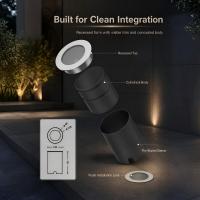 China 15W-18W Recessed Outdoor LED Well Light IP68 304 Stainless Steel Uplight for Facades & Trees for sale