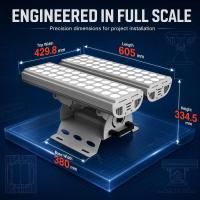 China IP66 Rated RGBW LED Flood Light DMX512 Control Landscape Lighting for Shopping Mall Facades for sale