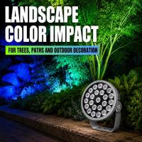 China RGBW Outdoor LED Flood Light DMX512 Control IP65 Waterproof Architectural Landscape Lighting for sale