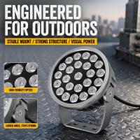 China RGBW Outdoor LED Flood Light DMX512 Control IP65 Waterproof Architectural Landscape Lighting for sale