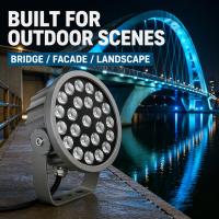 China RGBW Outdoor LED Flood Light DMX512 Control IP65 Waterproof Architectural Landscape Lighting for sale