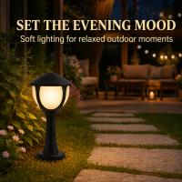 China Outdoor LED Garden Lights 12W IP65 Garden Post Lamp CCT 2700K-6500K for Landscape Lighting for sale