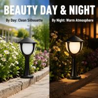 China Outdoor LED Garden Lights 12W IP65 Garden Post Lamp CCT 2700K-6500K for Landscape Lighting for sale