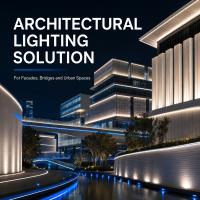 China Modern DC24V Linear LED Wall Washer Facade Light For Villas Or City Landscape Projects for sale