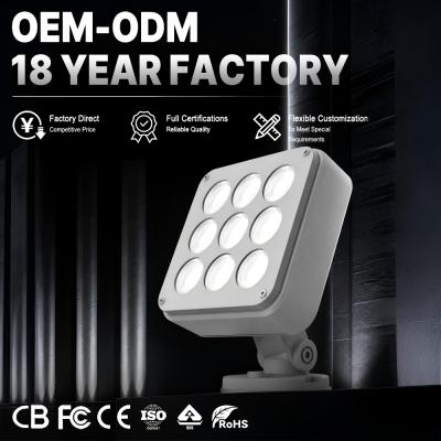 China Narrow Beam 27W LED Flood Lights IP67 High Brightness Color Changing  4000K CCT for Facade Lighting for sale