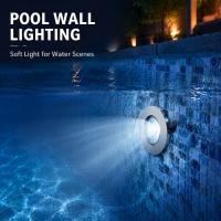 China IP68 Waterproof LED Underwater Lights Submersible For Pools Fountains Landscape Projects for sale