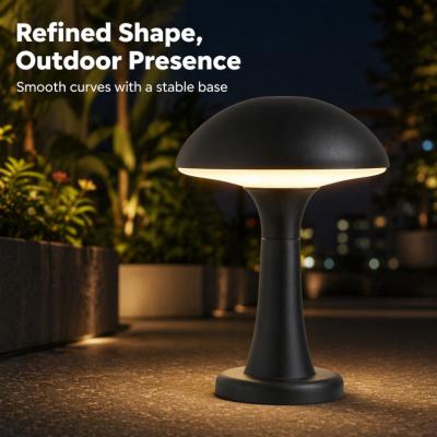 China IP66 2700K Warm White LED Garden Lights Outdoor Pathway Lamp Mushroom LED Bollard Light for sale