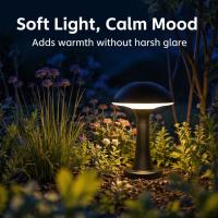 China IP66 2700K Warm White LED Garden Lights Outdoor Pathway Lamp Mushroom LED Bollard Light for sale