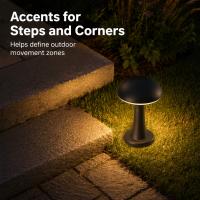 China IP66 2700K Warm White LED Garden Lights Outdoor Pathway Lamp Mushroom LED Bollard Light for sale