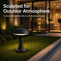 China IP66 2700K Warm White LED Garden Lights Outdoor Pathway Lamp Mushroom LED Bollard Light for sale