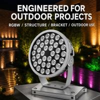 China RGBW DMX512 LED Flood Light 200W 240W IP65 Waterproof Outdoor Spotlight for Landscape Lighting for sale