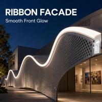 China 180LED/M High Density Silicone LED Strip 8x17mm Front Emitting For Architectural Facade Lighting for sale