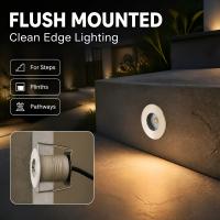 China Inground LED Step Lights With Anti Slip Cover Plate For Apartment Complex Pathway for sale
