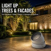 China DC24V RGBW DMX512 LED Tree Lights Waterproof For Outdoor Landscape Facade Lighting for sale