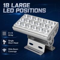 China 3° Narrow Beam LED Flood Light DMX512 Control Die Cast Aluminum Housing IP66 for Hotel Exterior Walls for sale