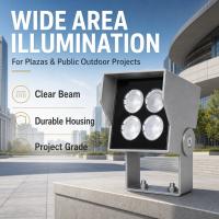 China 4 Lens LED Outdoor Lighting Flood Lights IP66 Waterproof Spotlight With Anti Glare Shield for sale