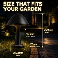 China Commercial Low Glare LED Landscape Path Light IP66 Aluminum Post Lamp for Driveway Walkway for sale