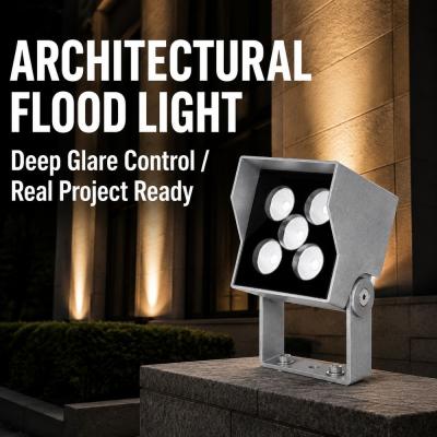 China Anti Glare LED Architectural Flood Light Outdoor Spotlight IP66 Waterproof for Plaza Lighting for sale