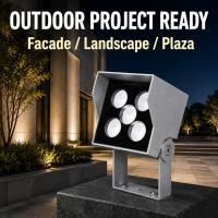 China Anti Glare LED Architectural Flood Light Outdoor Spotlight IP66 Waterproof for Plaza Lighting for sale
