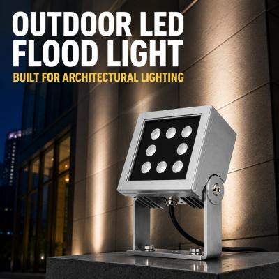 China 9 LED Architectural Flood Light IP66 Waterproof Outdoor Adjustable Bracket Bridge Lighting for sale