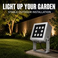China 9 LED Architectural Flood Light IP66 Waterproof Outdoor Adjustable Bracket Bridge Lighting for sale