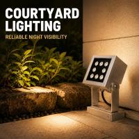 China 9 LED Architectural Flood Light IP66 Waterproof Outdoor Adjustable Bracket Bridge Lighting for sale