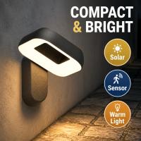 China Motion Sensor Modern LED Exterior Wall Sconce Outside Wall Lights For Porch Patio Balcony for sale