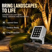 China 12-LED Architectural Flood Light IP66 Waterproof Outdoor Spotlight With Adjustable Bracket for sale