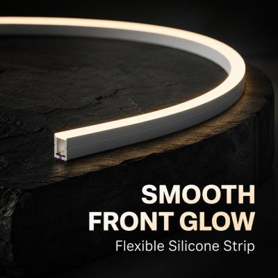 China 10x10mm Front Emitting Led Silicone Light Strip For Architectural Facade Linear Lighting for sale