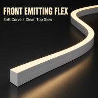 China 10x10mm Front Emitting Led Silicone Light Strip For Architectural Facade Linear Lighting for sale