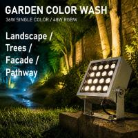 China DC24V RGBW Outdoor LED Flood Lights Color Changing for Garden and Bridge Lighting for sale