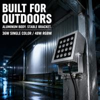 China DC24V RGBW Outdoor LED Flood Lights Color Changing for Garden and Bridge Lighting for sale