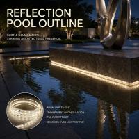 China 12x5mm Underwater Silicone LED Strip Lights 120LED/M 14.4W Multi Color DMX512 DC12V 24V for sale