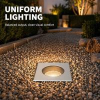China LED In Ground Well Light 18W Square Deep Recessed Honeycomb Anti Glare Uplight IP68 for sale