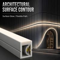 China 12x12mm Side Emitting Flexible Silicone LED Strip 120LED/M 9.5W For Facade Lighting for sale