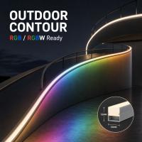 China 9.5W Waterproof Silicone LED Strip 16x16mm Front Emitting For Large Architectural Lighting for sale