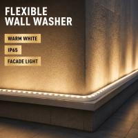 China DC24V Silicone Flexible LED Wall Washer 48LED/M 18W For Building Facade Grazing Lighting for sale