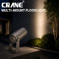 China 12‑15W Multi Mount Outdoor Cylinder Flood Lights Adjustable Bracket IP65 Aluminum Landscape Spot Lamp for sale