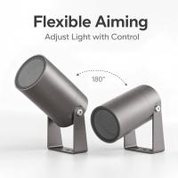 China 12‑15W Multi Mount Outdoor Cylinder Flood Lights Adjustable Bracket IP65 Aluminum Landscape Spot Lamp for sale