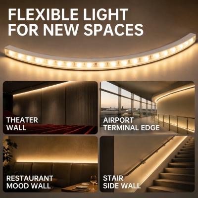 China IP66 Flexible LED Wall Washer 48LED/M 18W DC24V Ra80 DMX512 Optional For Facade Lighting for sale