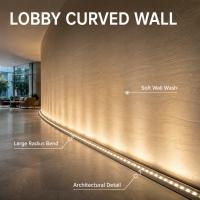 China IP66 Flexible LED Wall Washer 48LED/M 18W DC24V Ra80 DMX512 Optional For Facade Lighting for sale